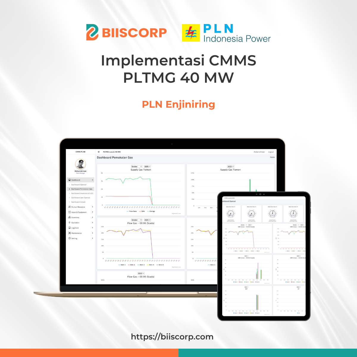 Implementasi CMMS Pada PLTMG 40 MW Luwuk